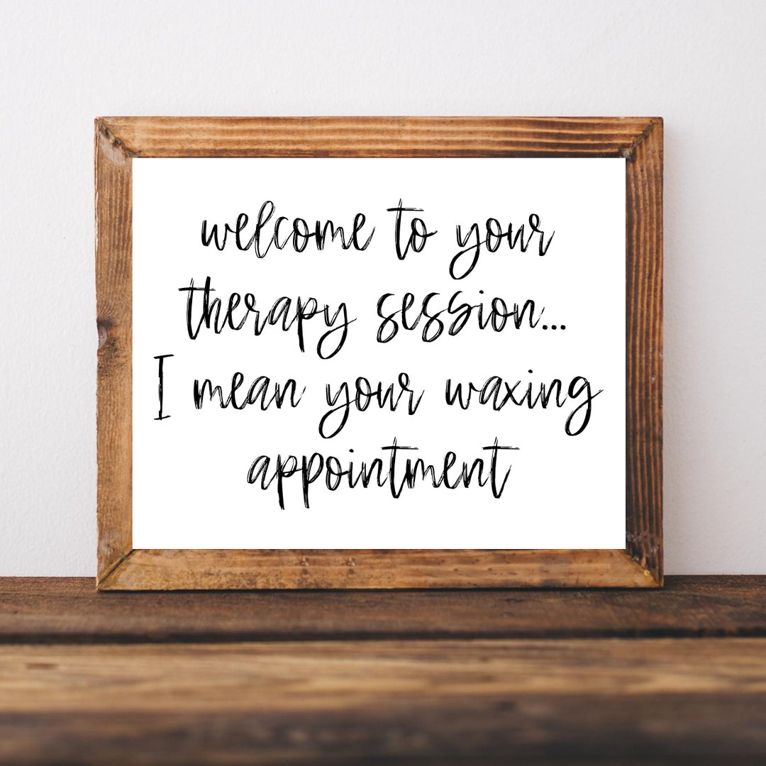 Wax Quotes, Brazilian Wax Decor, Wax Salon Decor, Spa Wall Art, Spa ...