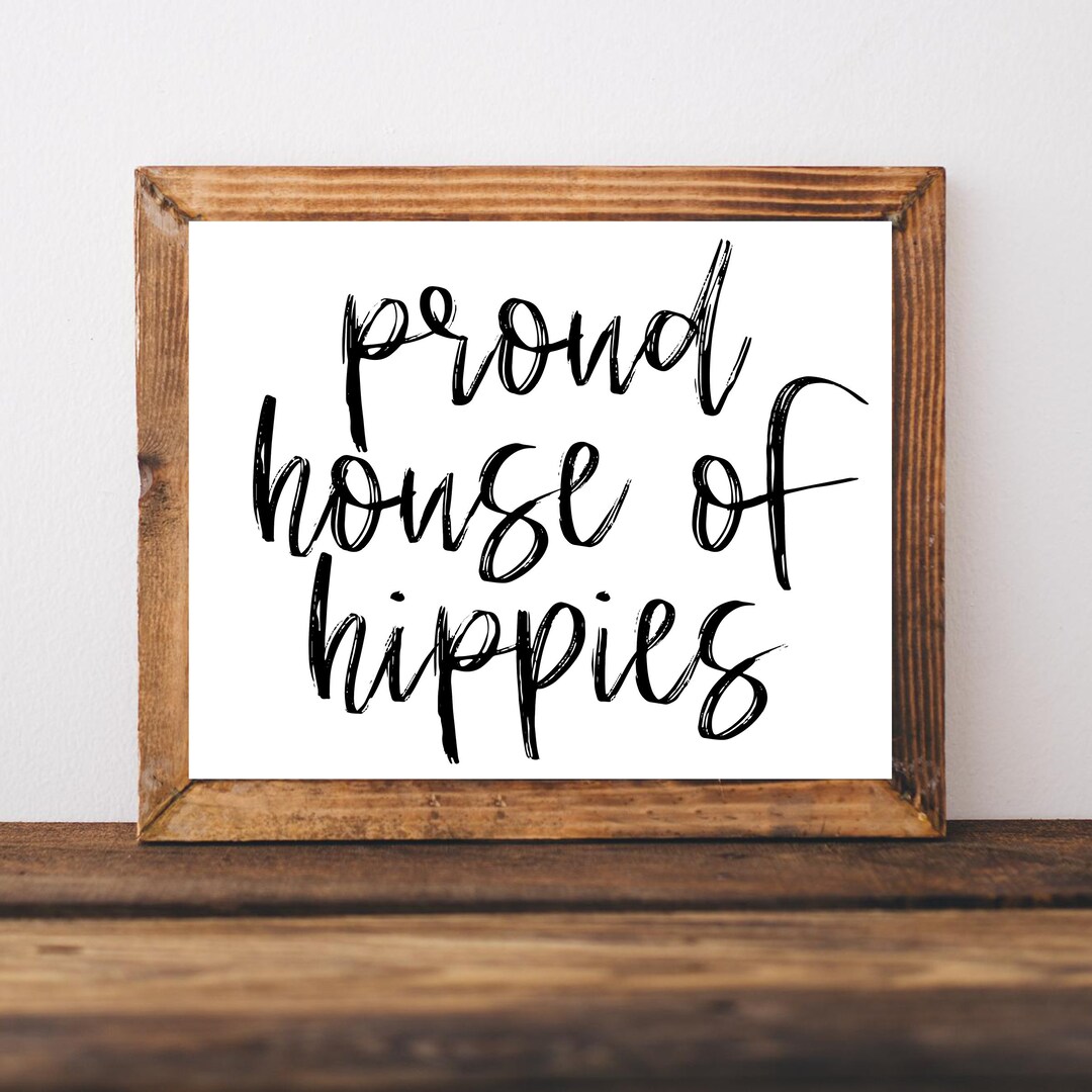 Hippie Wall Art, Crunchy Mama, Hippie Mama, Crunchy Mom, Vegan Wall Art ...