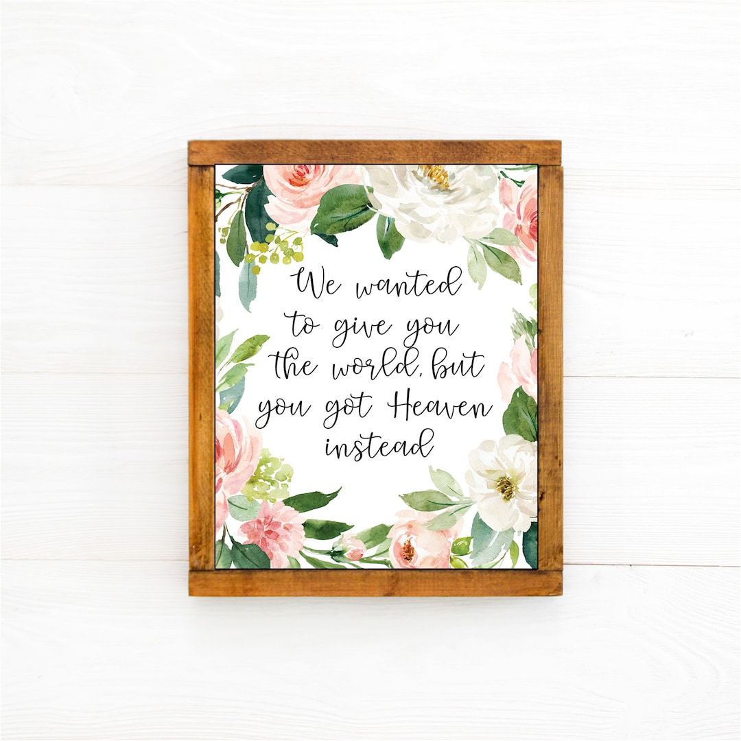 Miscarriage Quotes, Miscarriage Prints, Stillborn Gift, Miscarriage ...