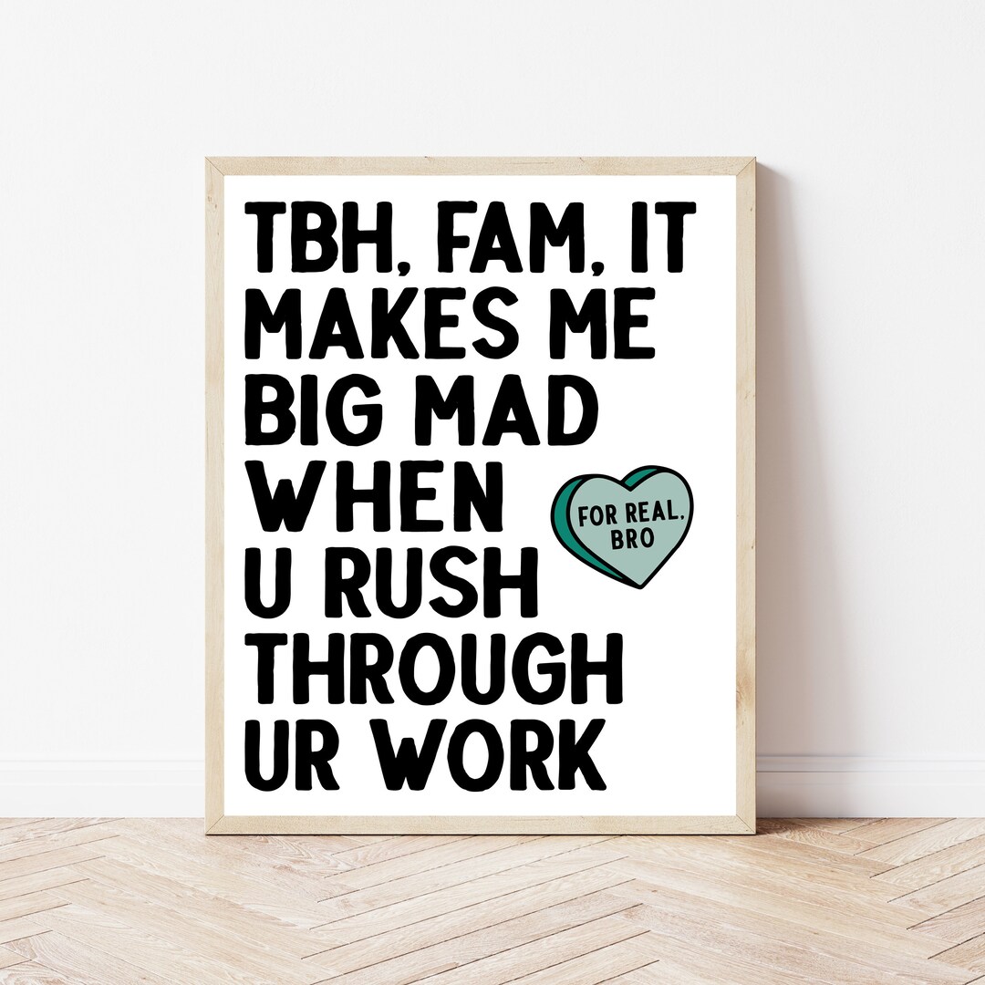 High School Classroom Poster, Math Teacher Sign Gift, English Classroom ...