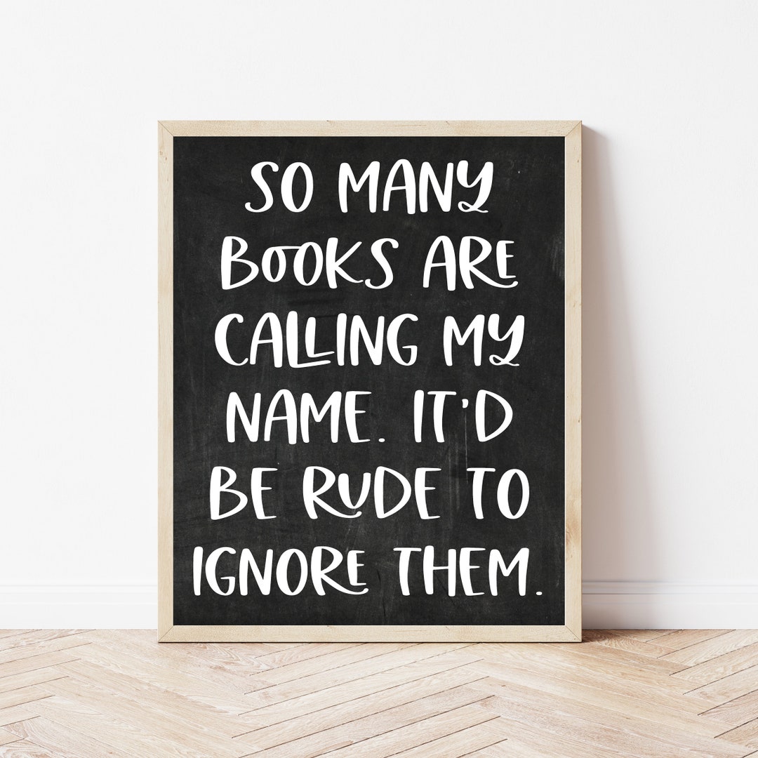 Library Wall Art, Book Lover Gifts, English Teacher Posters, School ...