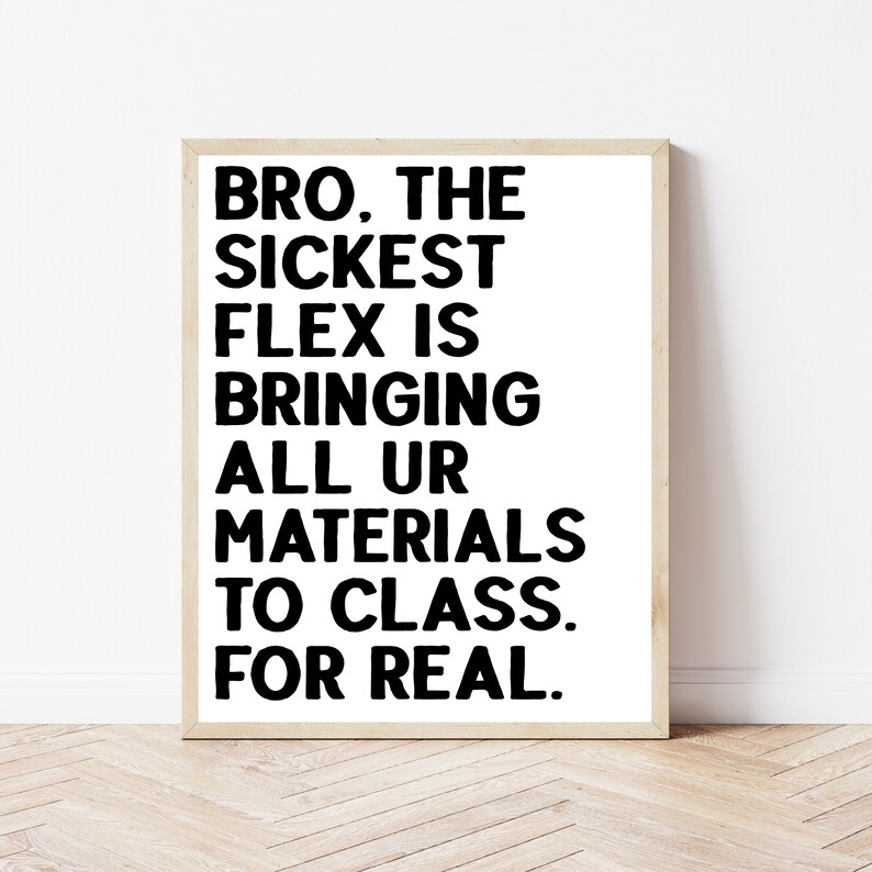 Middle School Classroom Decor Funny, Classroom Rules, High School Math ...