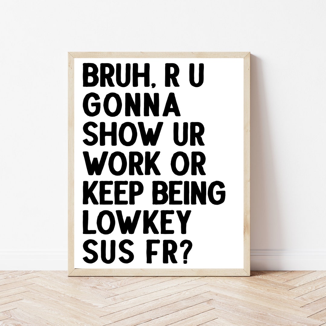 Middle School Math Classroom Poster Decor, Algebra Teacher Gift, Show ...