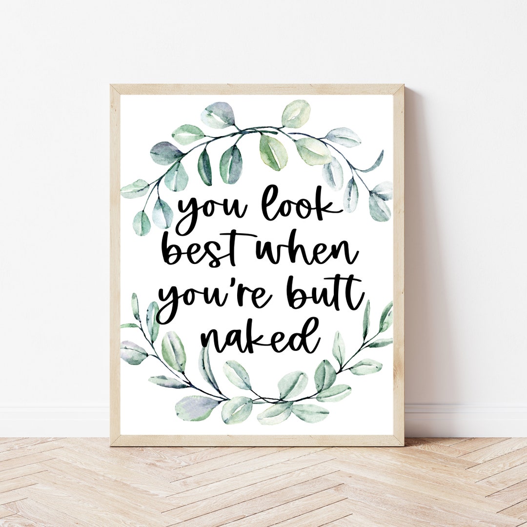 Master Bedroom Wall Art, Over the Bed Wall Decor Funny, Master Bedroom ...