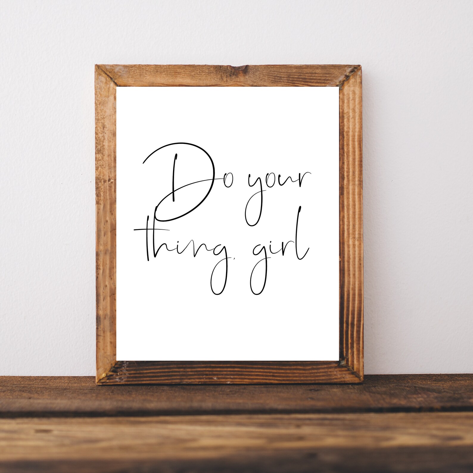 Girl Power Print Girl Power Poster Strong Girl Quotes Best | Etsy