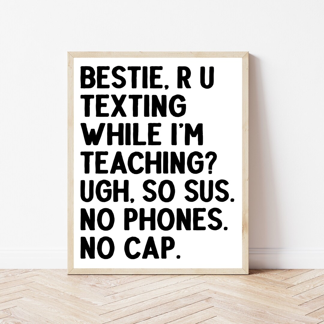 High School Classroom Wall Art, Funny Math Teacher Gift, Science ...