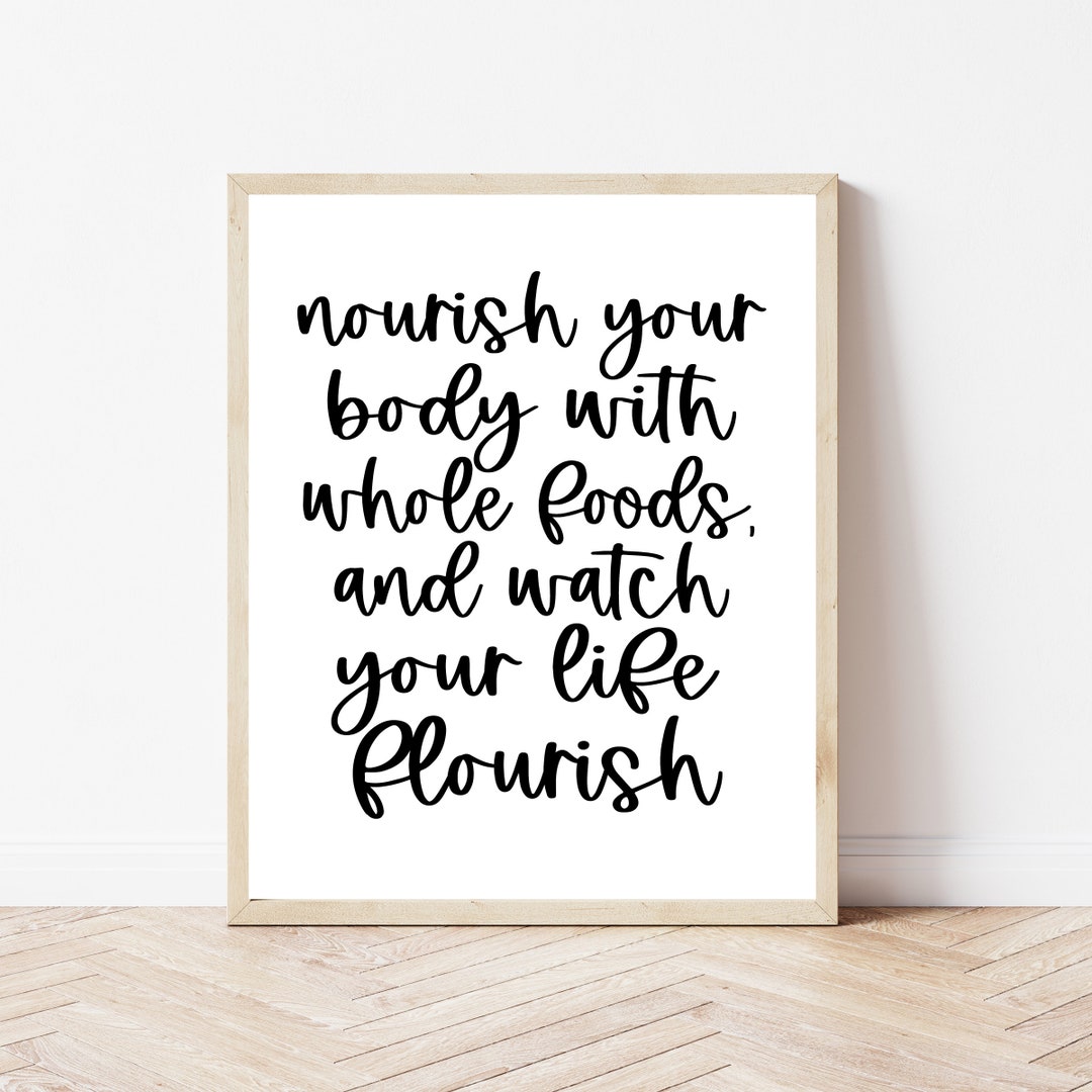 Nutritionist Office Decor, Food is Medicine, Holistic Wellness, Nourish ...