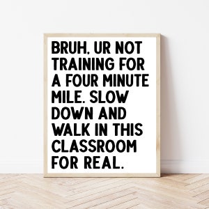 Elementary Middle School Classroom Decor Funny, Class Rules, Math ...