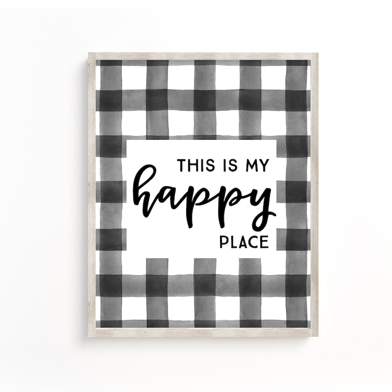 Buffalo Plaid Kitchen Decor - Etsy