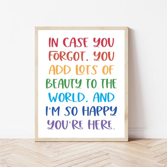 Classroom Welcome Rainbow Classroom Wall Art Classroom Wall | Etsy