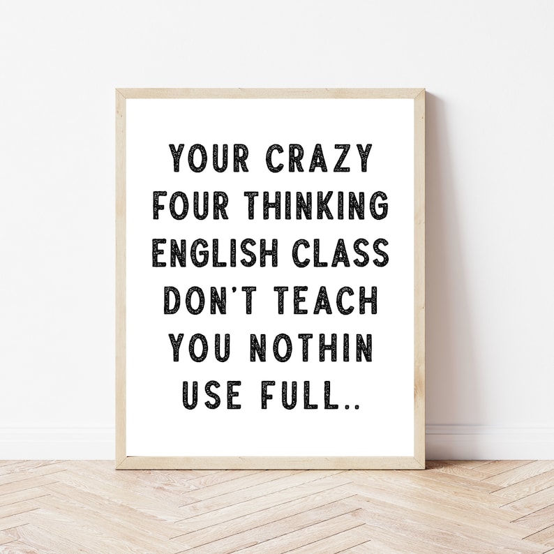 English Teacher Classroom Decor Grammar Posters High School - Etsy