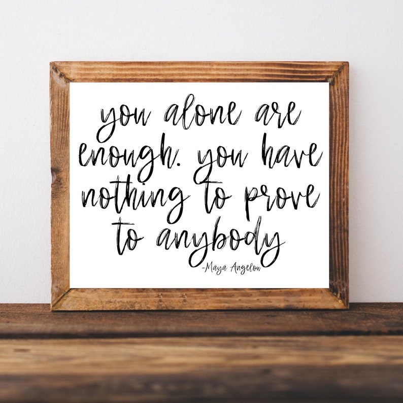 Black History Month Maya Angelou Quotes Printable Wall Art - Etsy