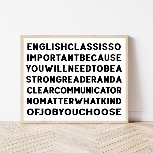 Set of 8 Funny English Classroom Posters Printable Grammar - Etsy