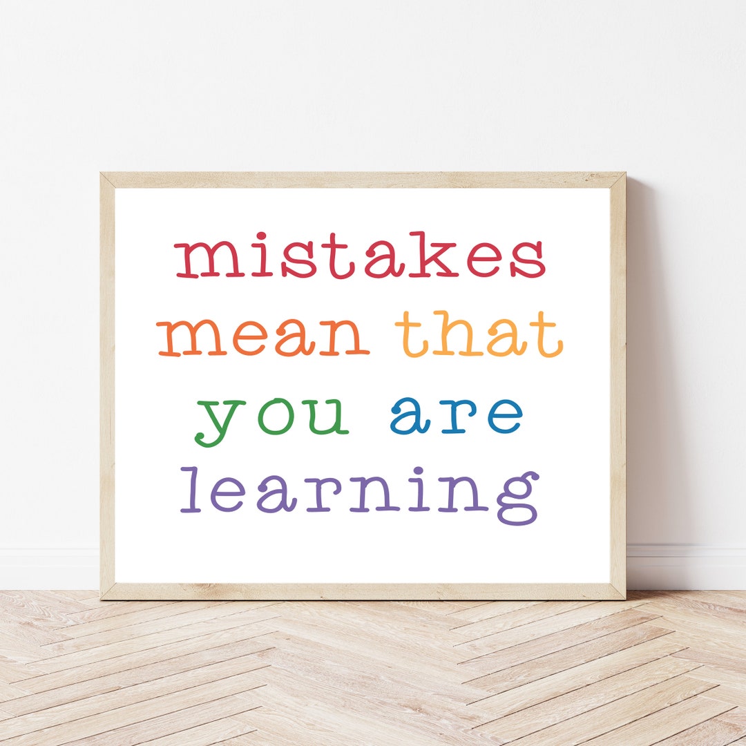 Rainbow Classroom Poster, Inspirational Classroom Wall Art, Elementary ...