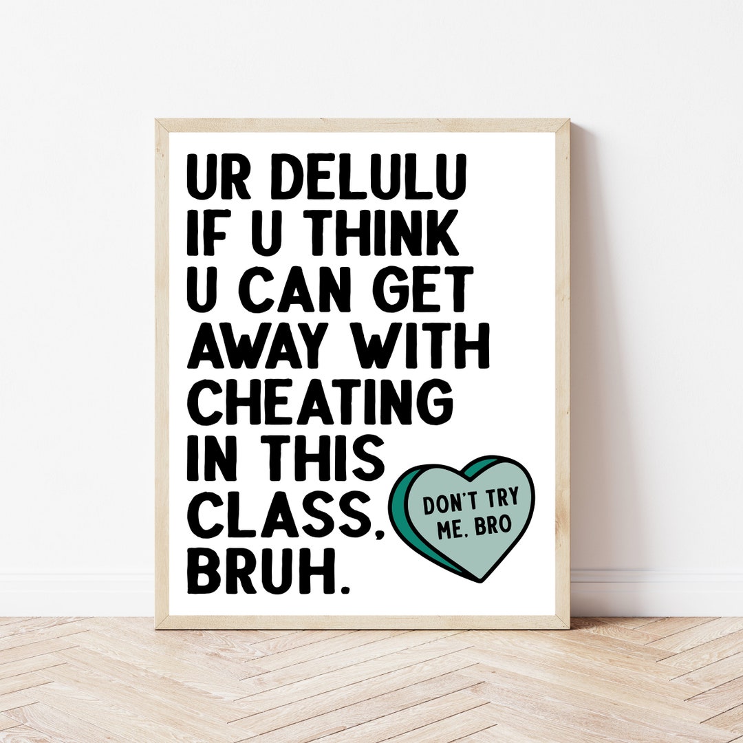 High School Math Classroom Poster, Science Class Wall Art Decor, Middle ...