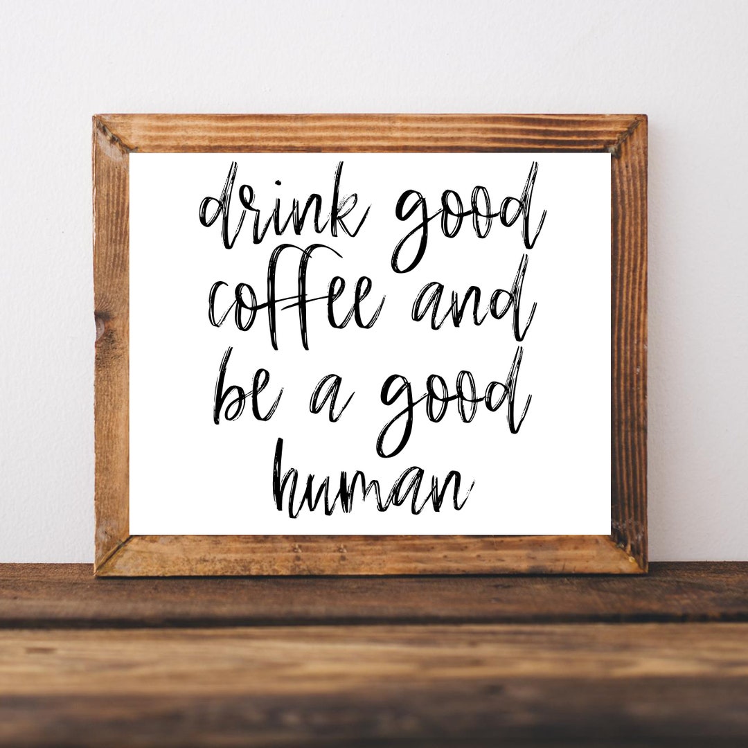 Coffee Shop Sign, Coffee Shop Wall Decor, Coffee Shop Prints, Coffee ...