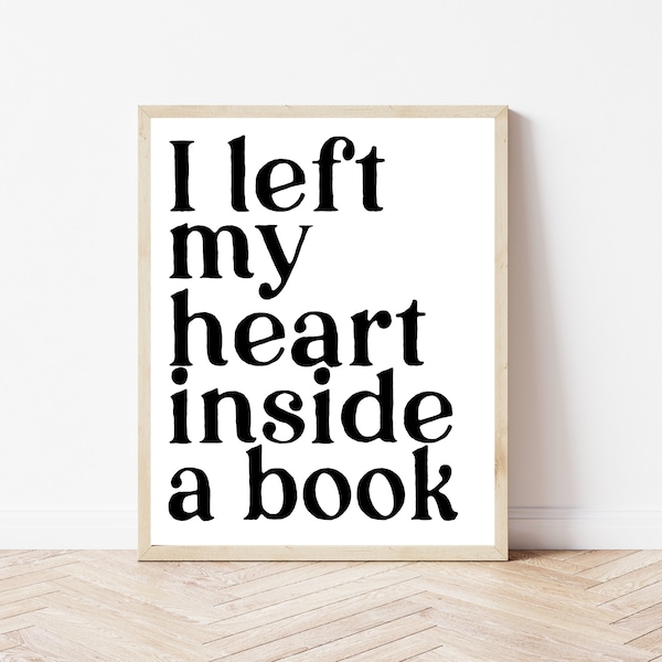 Book Shelf Poster - Etsy