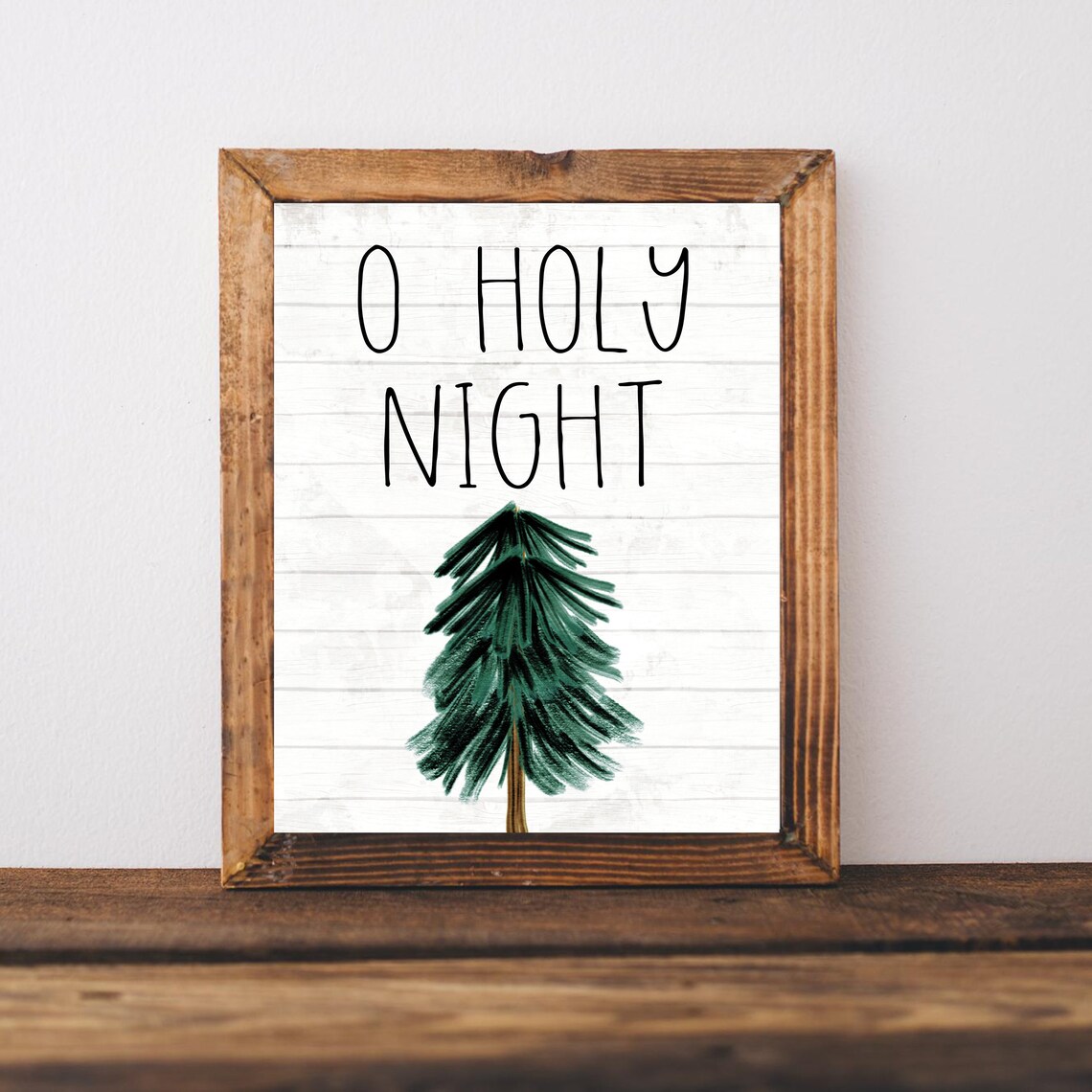 O Holy Night Sign Christmas Printable Wall Art Religious - Etsy