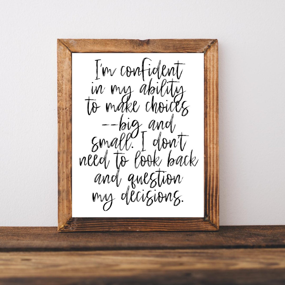 Affirmation Wall Art, Quote Prints, Morning Affirmations, Motivating ...