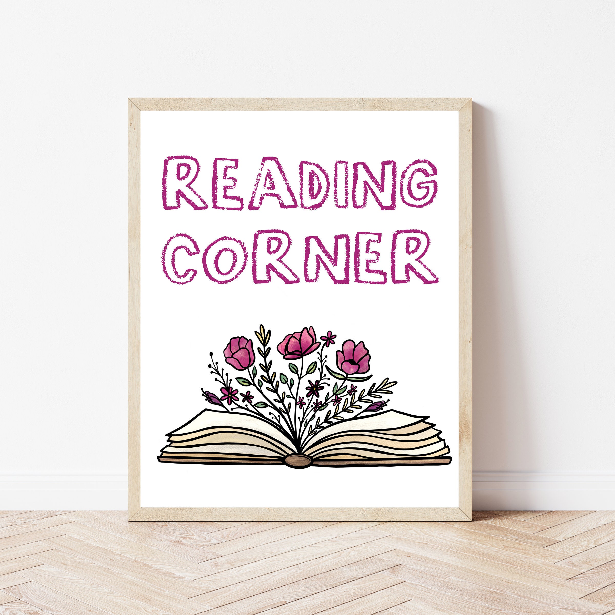 Reading Corner Printable Sign, Classroom Wall Art, Classroom Reading ...