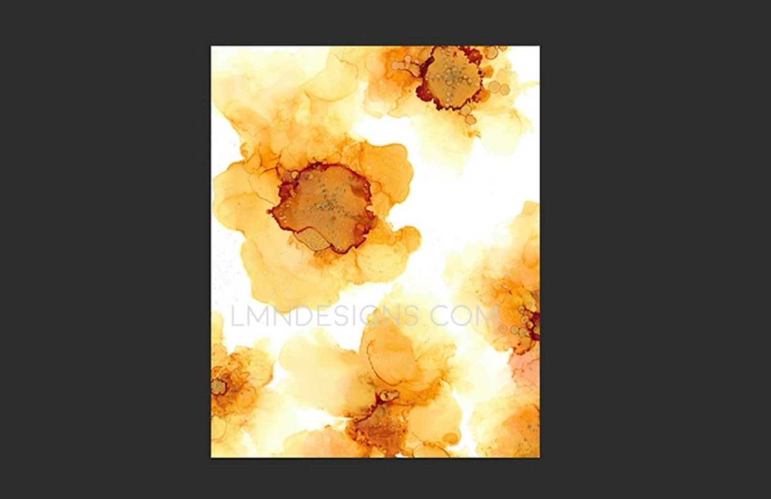 Sunflower Alcohol Ink Print [instant Download] - Etsy