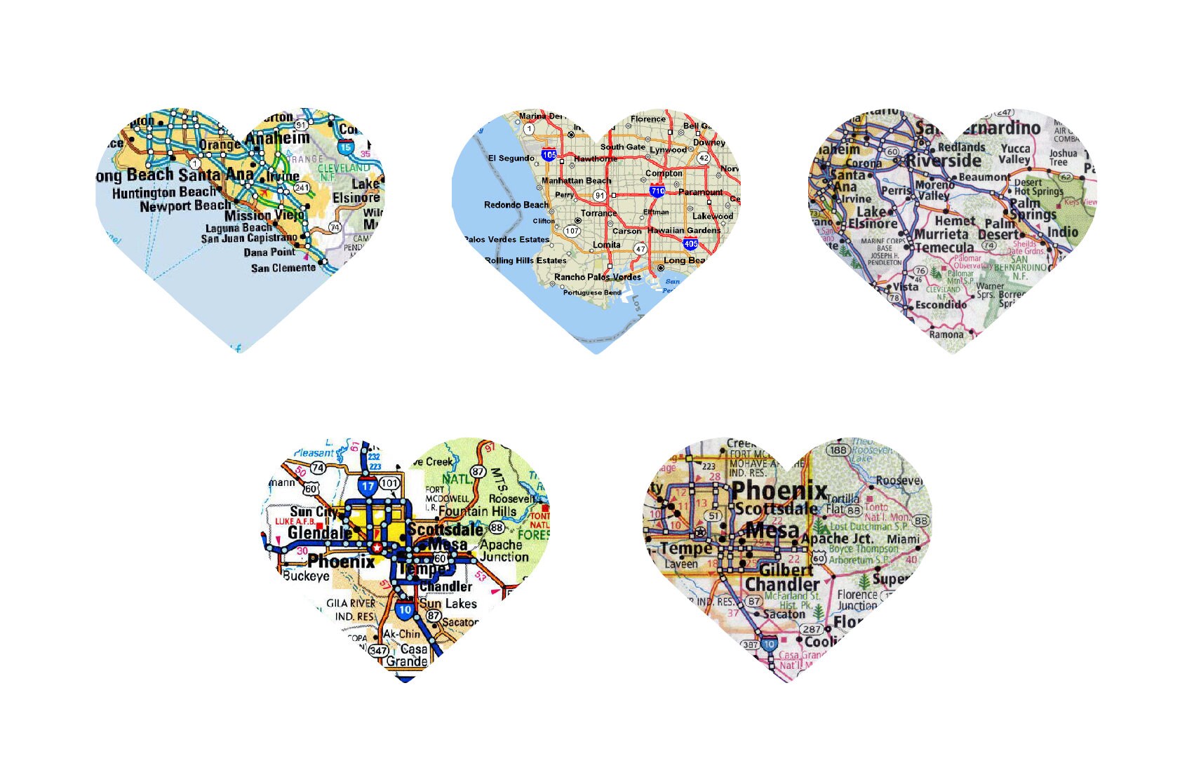 CUSTOM Home is Where the Heart is - Heart Maps - Etsy