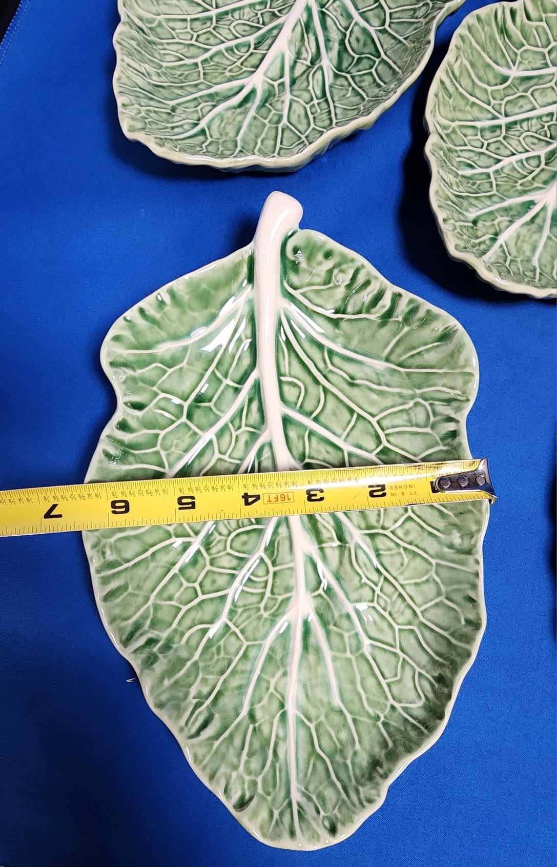 Green Cabbage Leaf Plate by Bordallo Pinheiro - Etsy