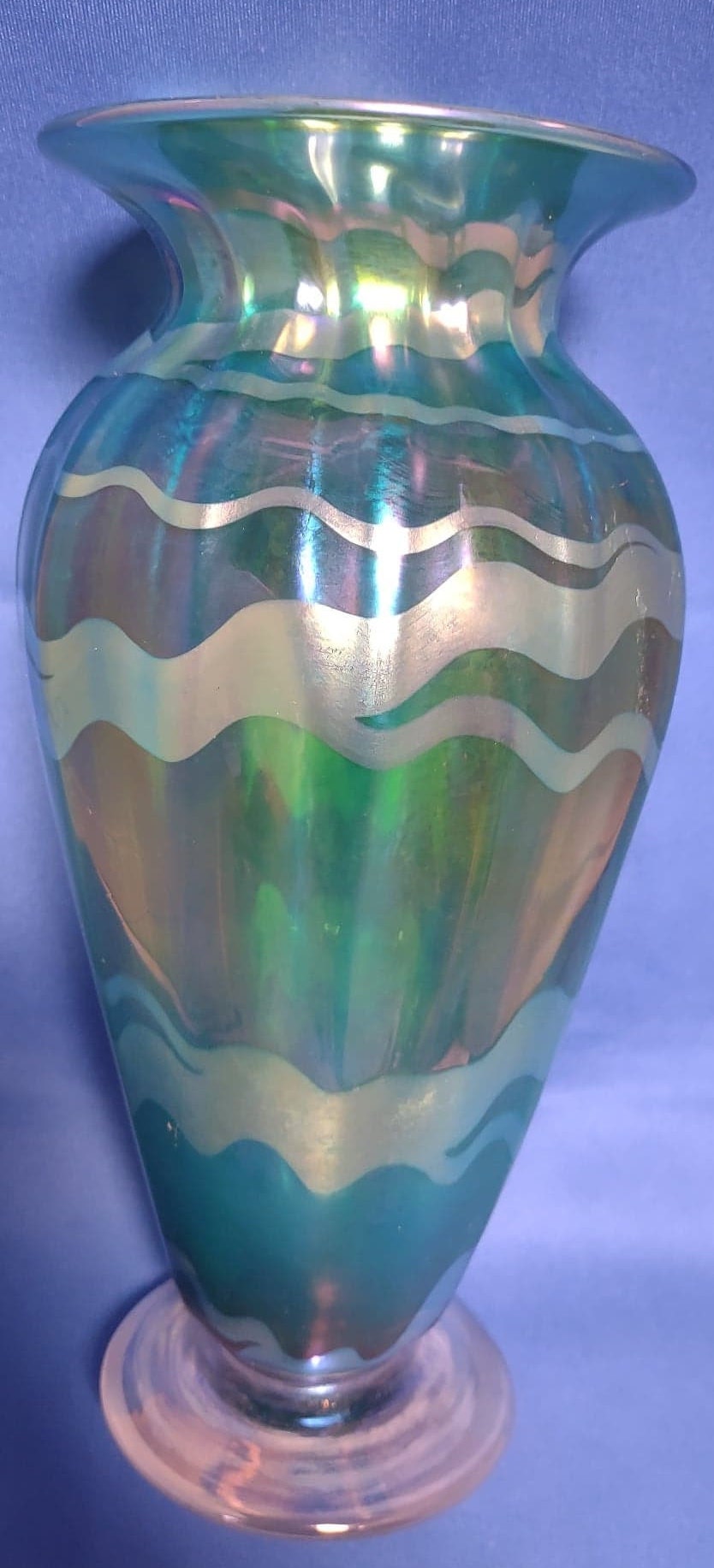Orient and Flume Art Glass Vase - Etsy