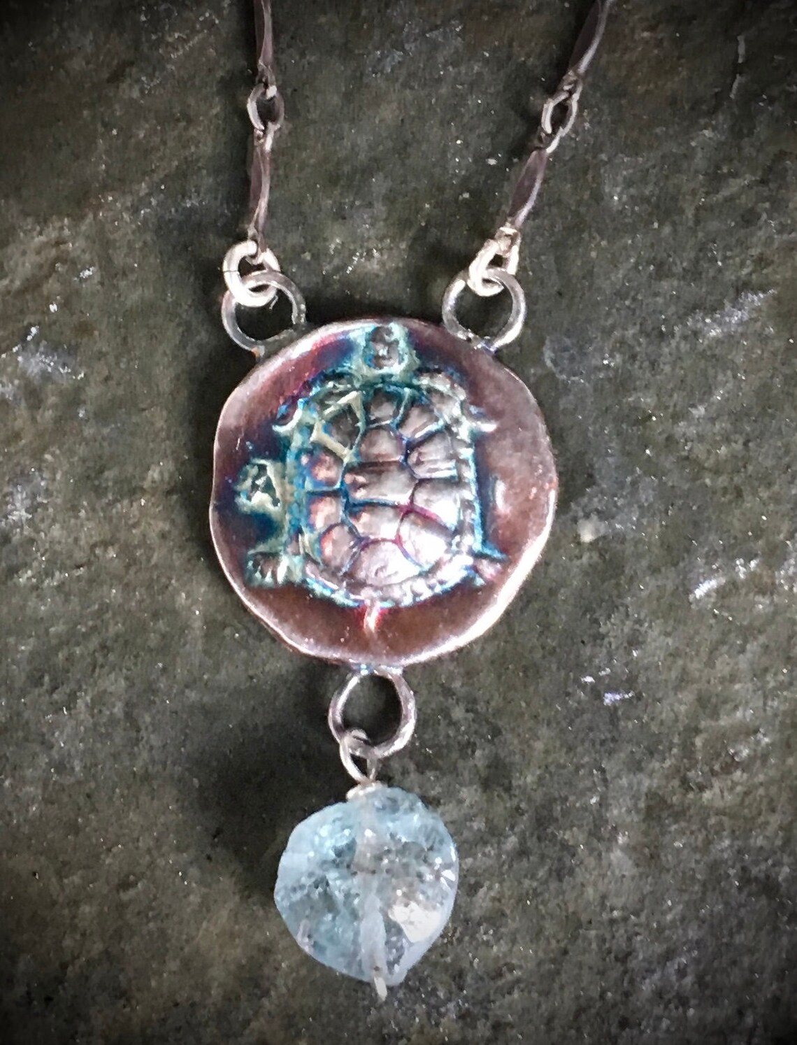 Ancient Turtle Coin Necklace - Etsy