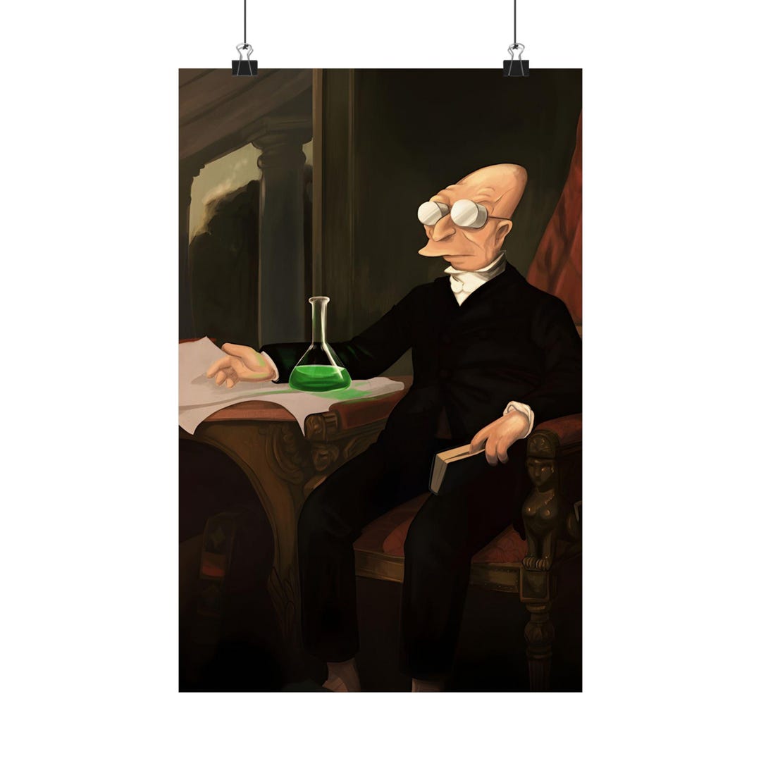 Futurama Professor Farnsworth as John Quincy Adams Famous Presidential ...