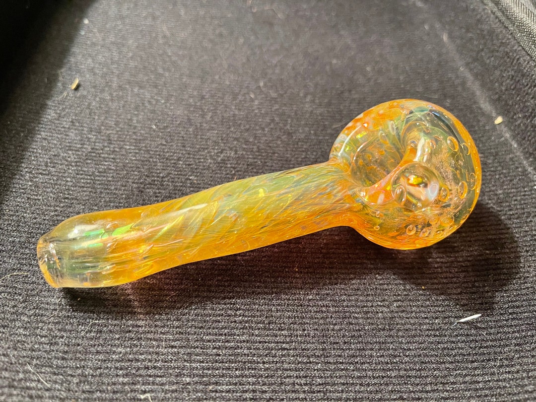 Thick Inside Out Color Changing American Handblown Glass Pyrex Pipe ...