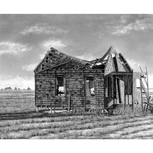 The Shack - Pencil Drawing Print of the Long Beach Island Shack - Etsy
