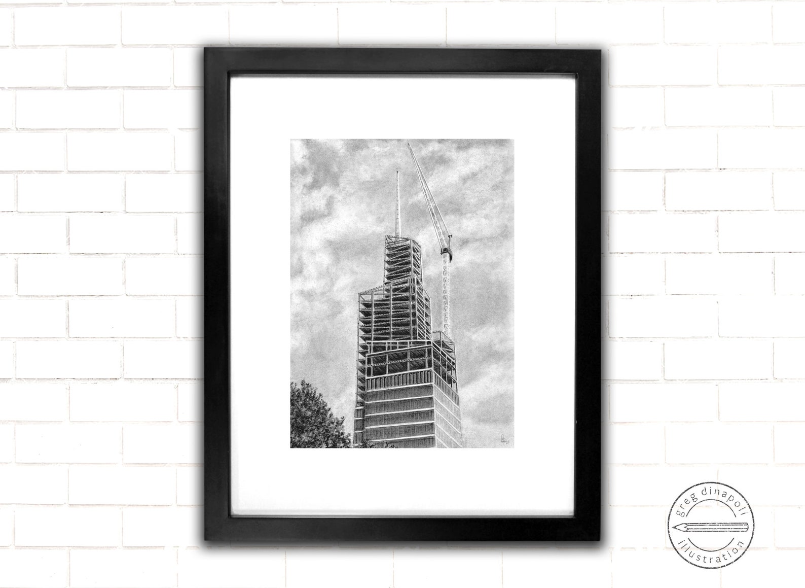 Building One Vanderbilt - New York City Pencil Drawing Print - Etsy
