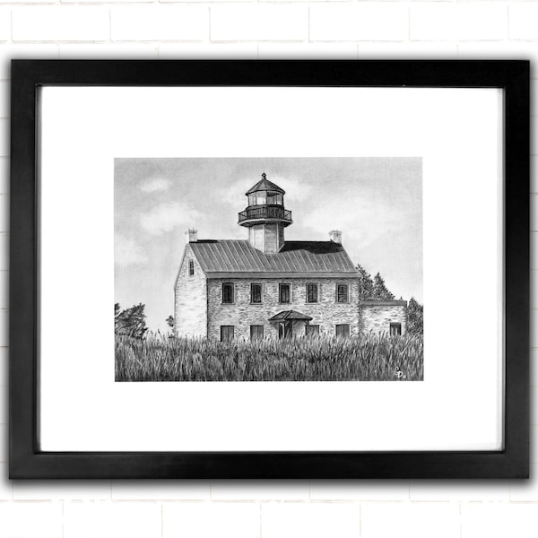 Lighthouse Architectural Drawing - Etsy