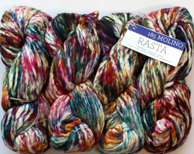 185 'molino' Rasta Malabrigo Super Bulky Weight Superfine Merino Wool ...