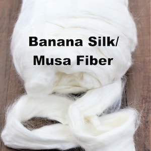 Banana Silk Musa Fiber Manila Hemp Combed Top for Spinning - Etsy