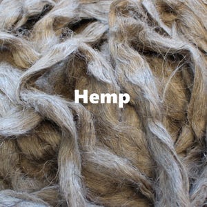 Hemp Natural Spinning Fiber Sliver Combed Top for Spinning Felting or ...