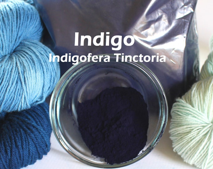 Indigo Indigofera Tinctoria Natural Plant Dye Powder Extract for Yarn ...