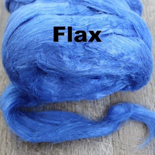 Fine Natural Flax Top for Spinning Felting or Doll Hair Fiber - Etsy