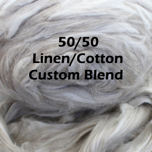 1 Lb Bleached Flax Spinning Fiber Linen Combed Top - Etsy