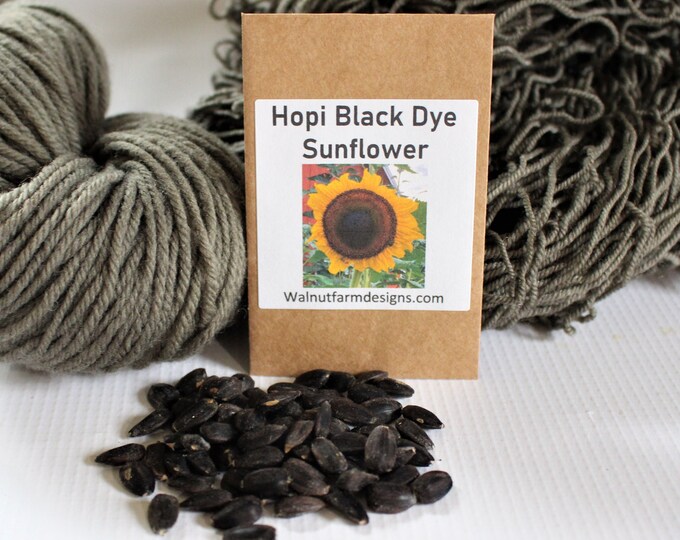Hopi Black Dye Sunflower Seed Natural Dye Plant - Etsy
