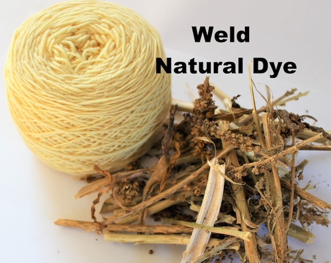 Weld Dried Whole Natural Plant Dye - Reseda Luteola - for Yarn Protein ...