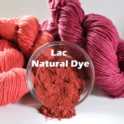 Lac Natural Plant Dye for Yarn Protein Dyes Earth Friendly | Etsy