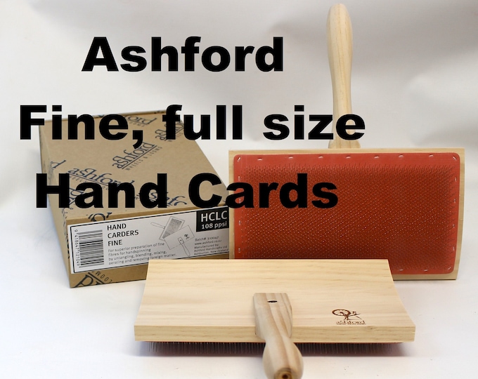 Fine Ashford Hand Carders 108 Ppsi HCLC Wool Spinning Fiber Handcards ...