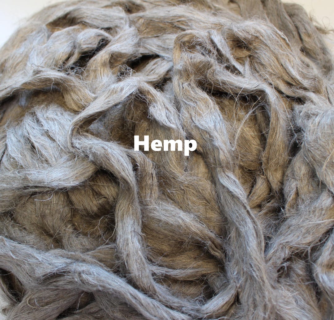 Hemp Natural Spinning Fiber Sliver Combed Top for Spinning Felting or ...