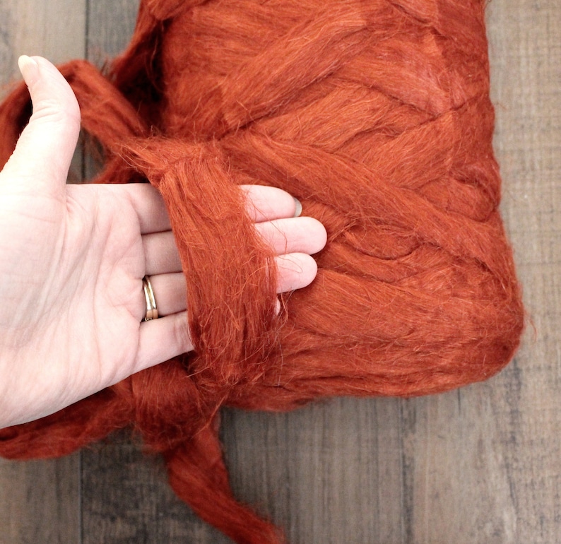 Flax Top for Spinning Felting or Doll Hair Fiber Bast Fiber Fibers Flax ...