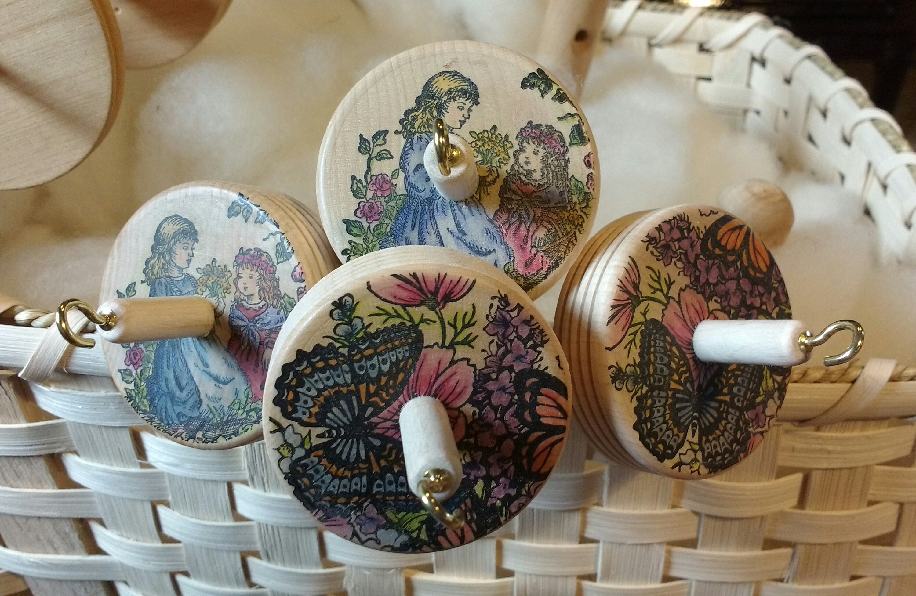 Stamped Drop Spindle Kit With Wool for Yarn Spinning Handspun - Etsy