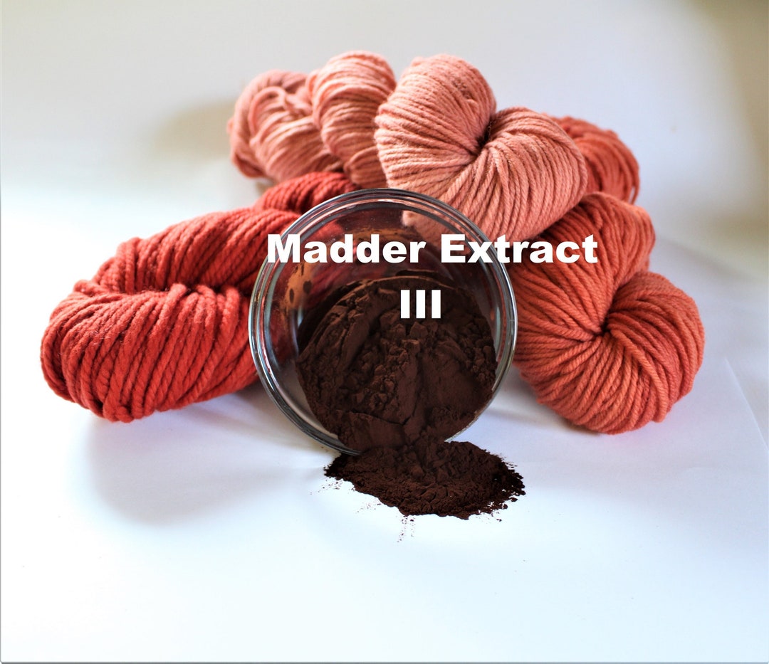 Madder Extract III Natural Plant Dye From Madder Root for Yarn Protein ...