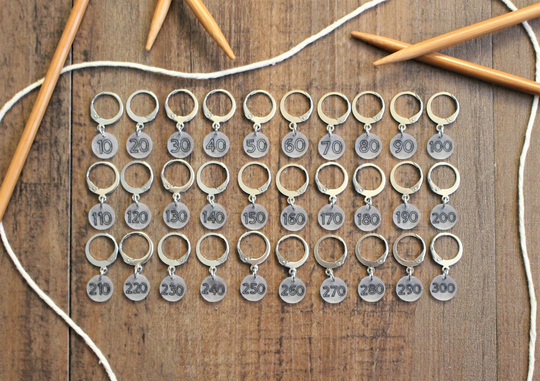 10s Numbered Counting Knitters Helper Number Pattern Reminder for ...