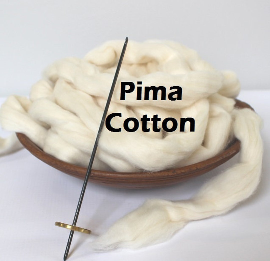 Pima Combed Cotton Easy to Spin Sliver for Spinning, Blending, Dyeing ...